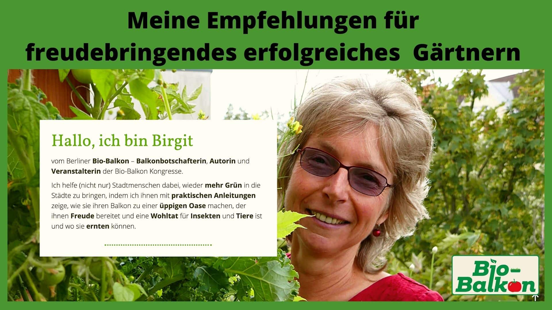 Geschenke & Rabatte mit Produkten - Bio-Balkon